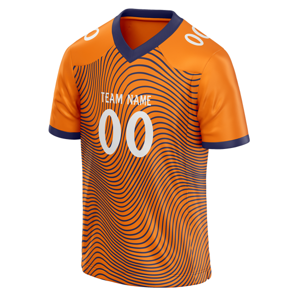 Free Design No Minimums Custom Team Design Light Orange & Dark Purple ...