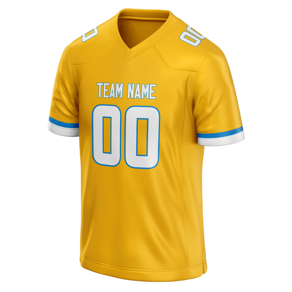 Free Design No Minimums Custom Yellow & White Colors Design Sports ...