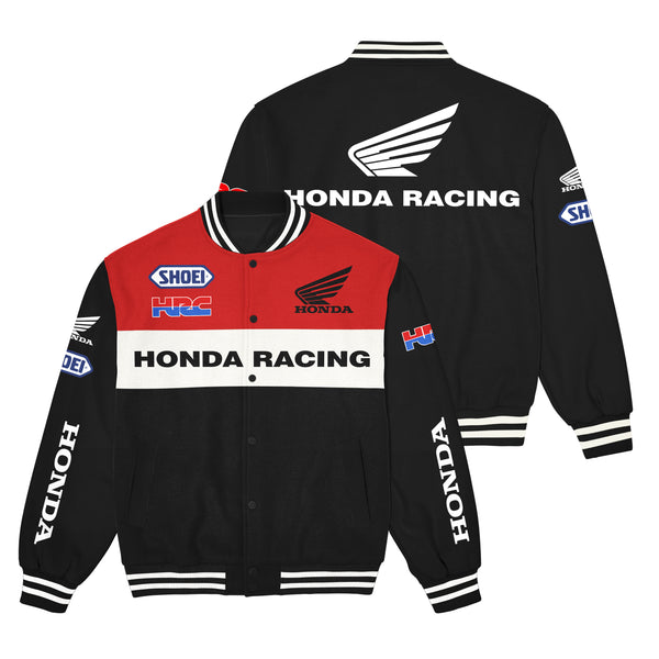 Honda Racing Team Varsity Apparel Casual Varsity Jacket – Winerpro