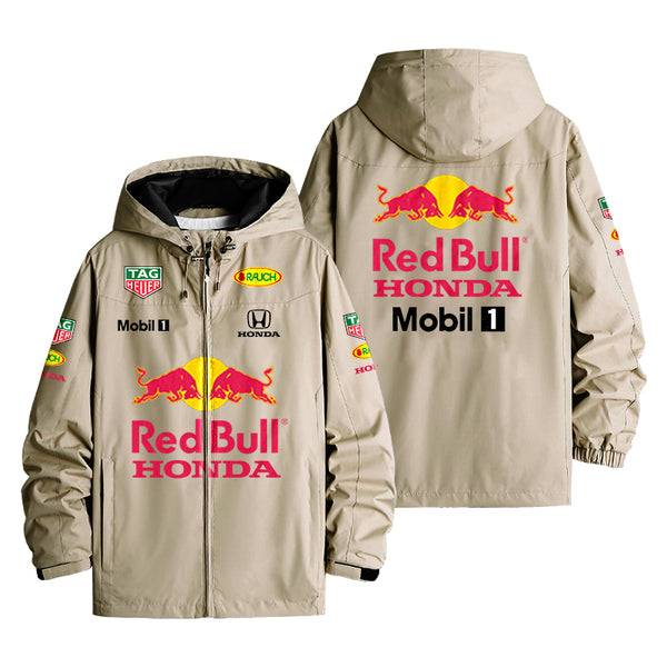 Red Bull Racing Honda Team Mobil 1 Official Apparel Men's Windbreaker ...