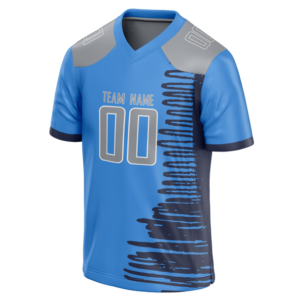 Free Design No Minimums Custom Team Design Blue & Navy Blue Colors ...